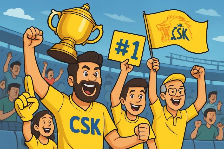 Ipl team most fans: Data-ranked Fanbase Index - CSK Leads - 4rabet cricket